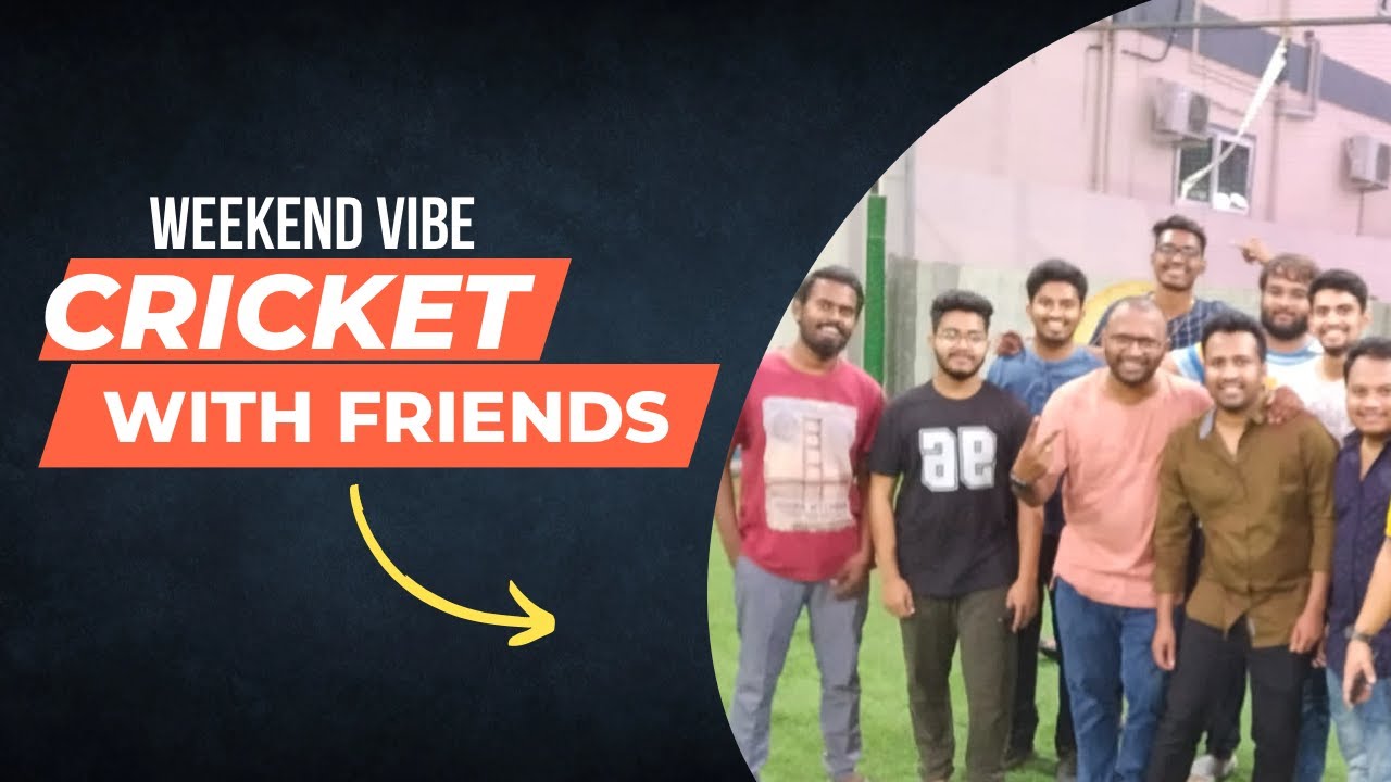 Weekend cricket with dosthi || Box Cricket || Dosthi Vlogs || Enjoy pandagoww. - YouTube