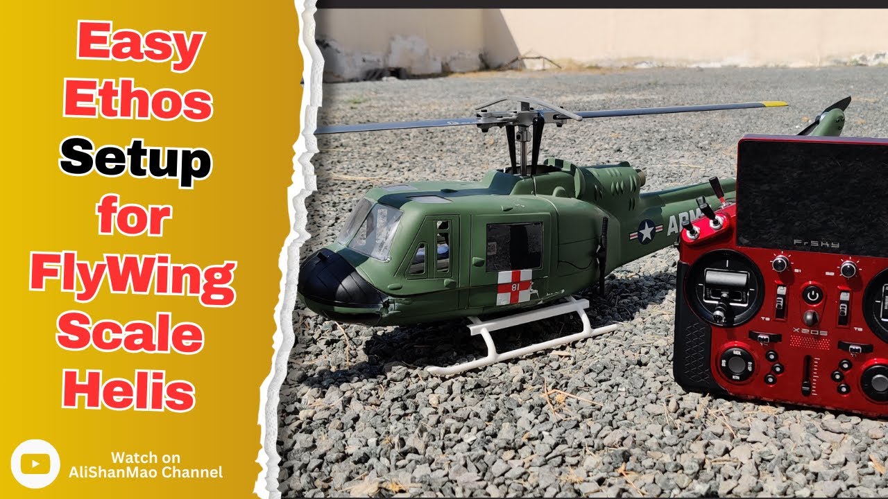 How to Setup Your Flying Scale GPS RC Helicopters with X20S Ethos Radio ...
