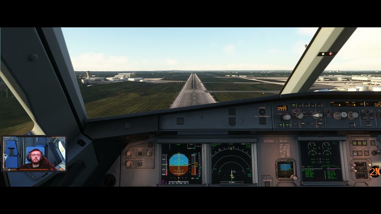 Arrival into Birmingham Airport Runway 33 FULL - YouTube