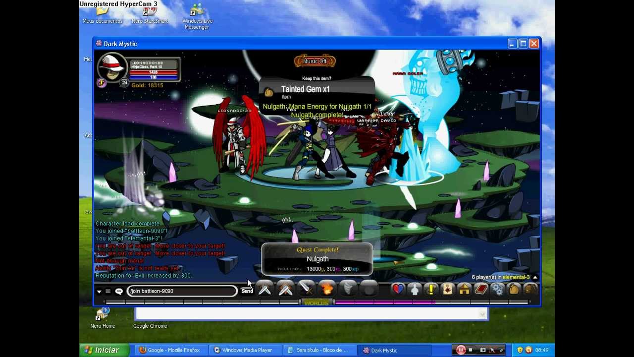 AQW - Quest do nulgath larvae (nulgath 868) pelo DarkMystic Purple ...