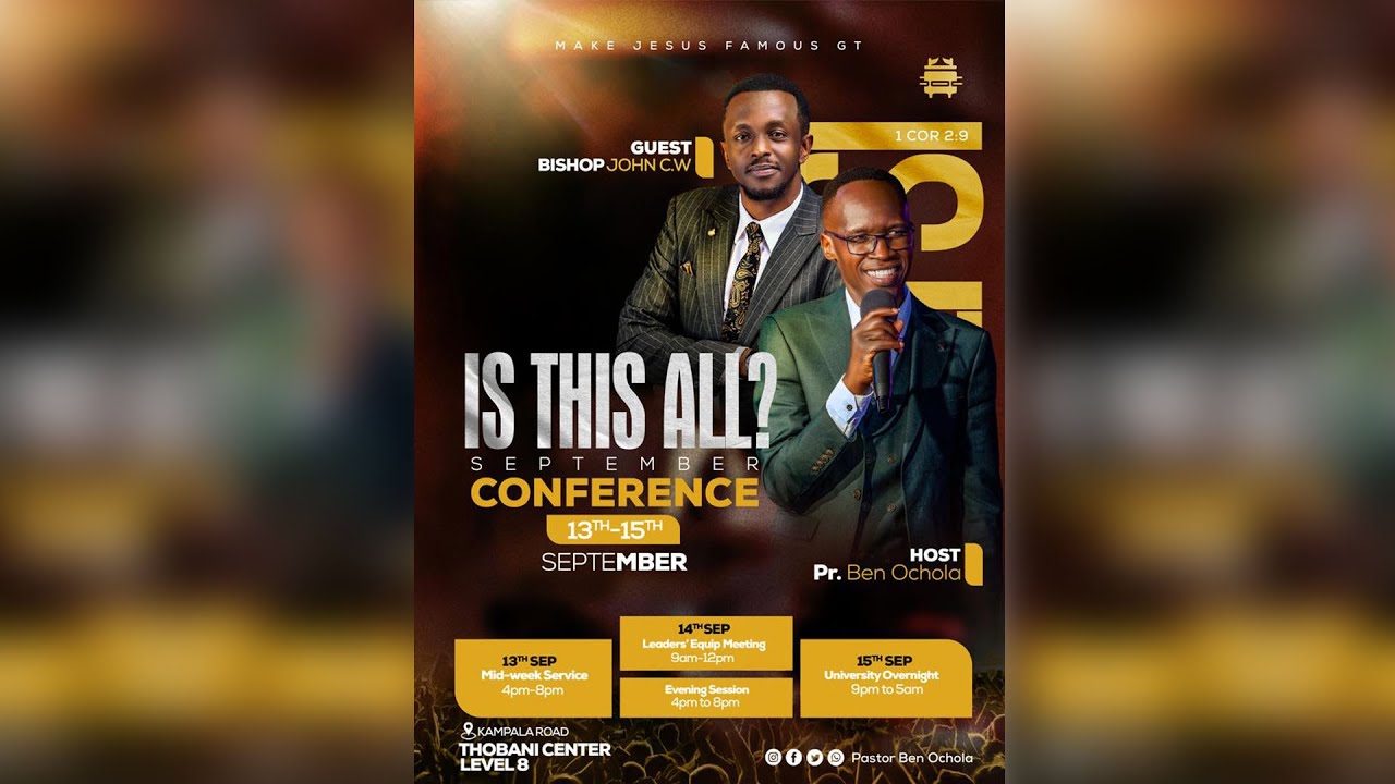 IS THIS ALL CONFERENCE || DAY 2 || WITH TR. JOHN CW || 13-09-2023 - YouTube