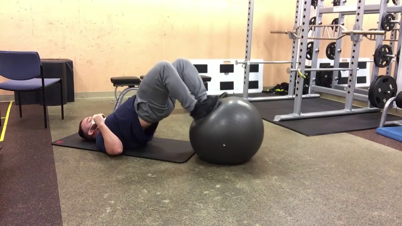 Double Leg Leg Curl - YouTube