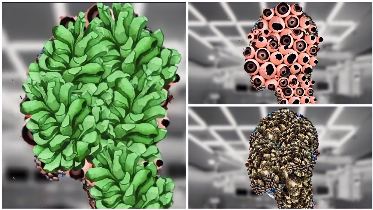 ASMR Removal Trypophobia Infected Mouth & ASMR Treatment || ASMR Video ...