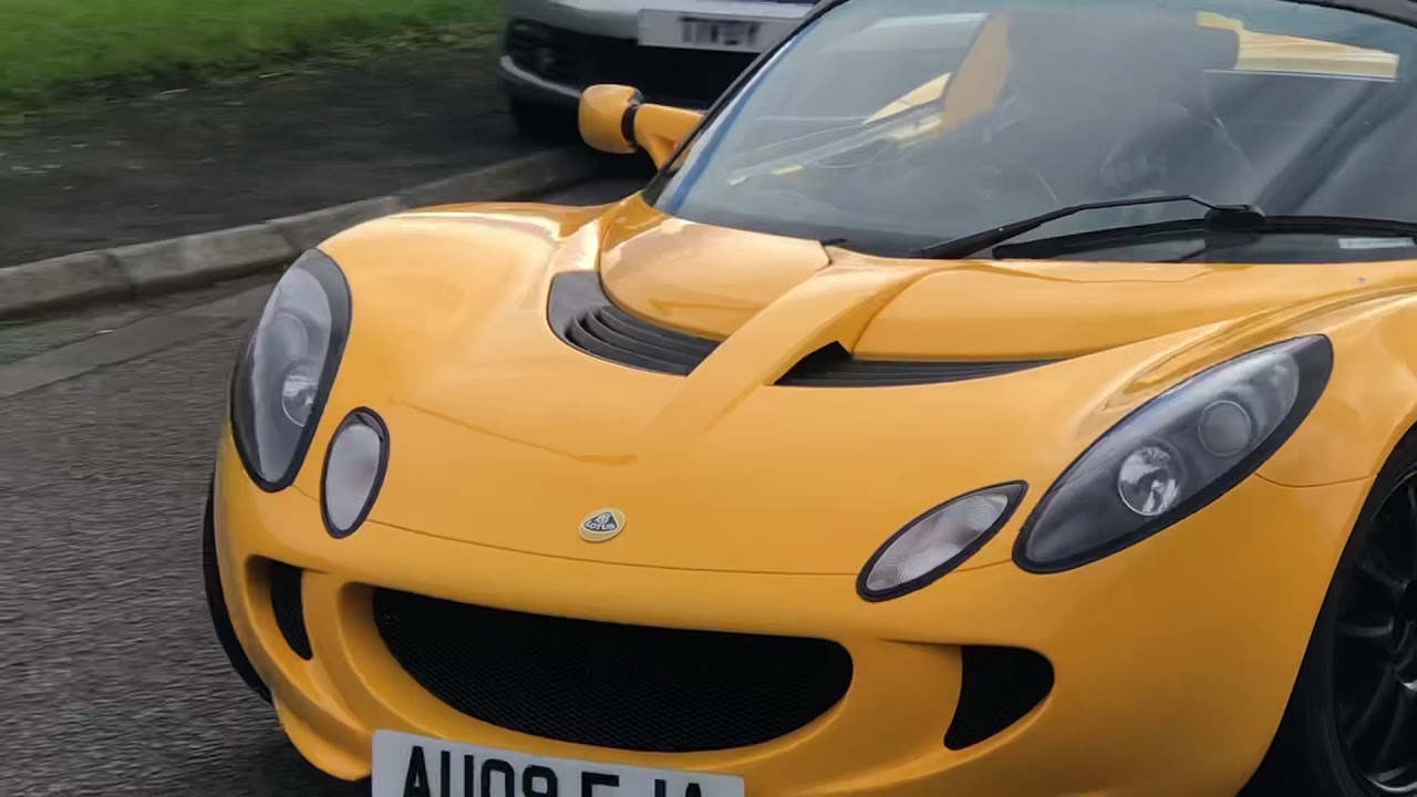 Sports salvage 2009 lotus Elise r touring driving - YouTube