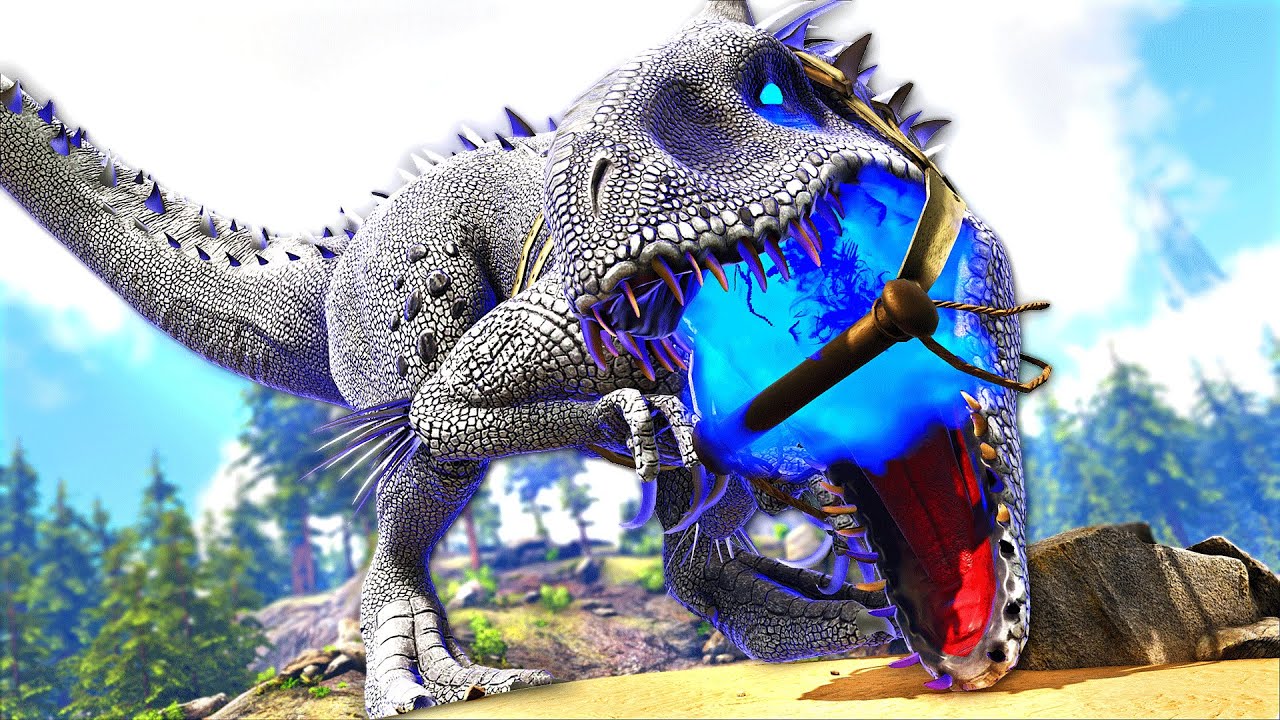 I Tamed the Most Powerdul Indominus Rex in ARK! - YouTube