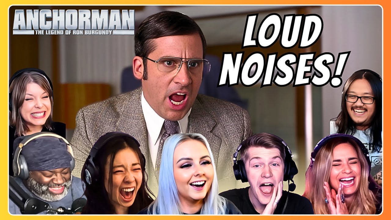 HYSTERICAL "LOUD NOISES" Reactions 😂 Anchorman (2004) First Time ...