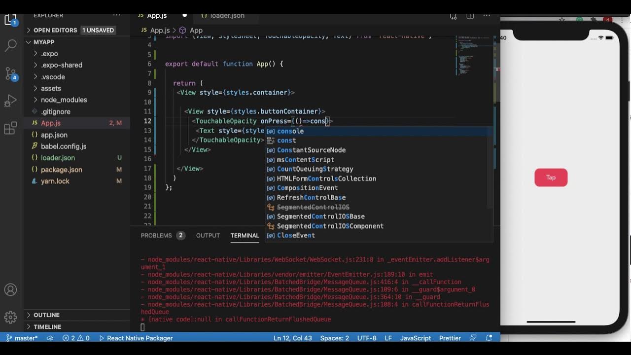 React native customized ActivityIndicator with LottieView - YouTube