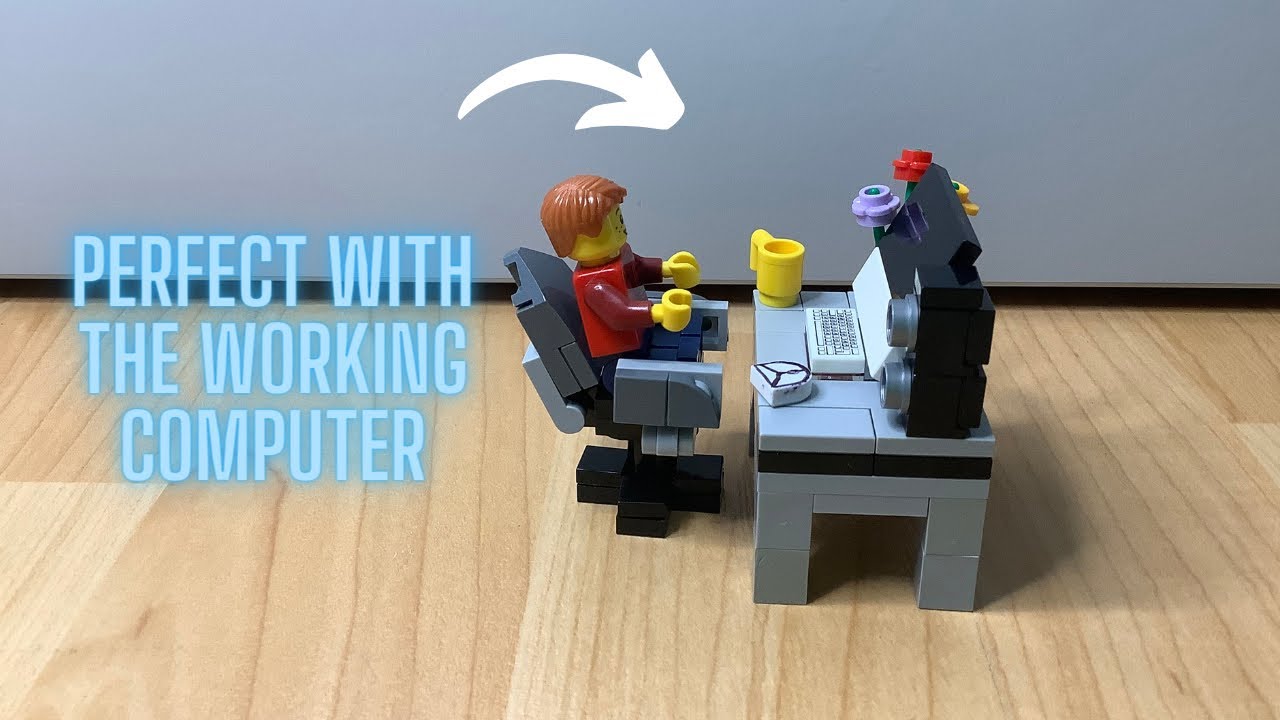 How to build a lego gaming chair (goes well with the lego computer ...