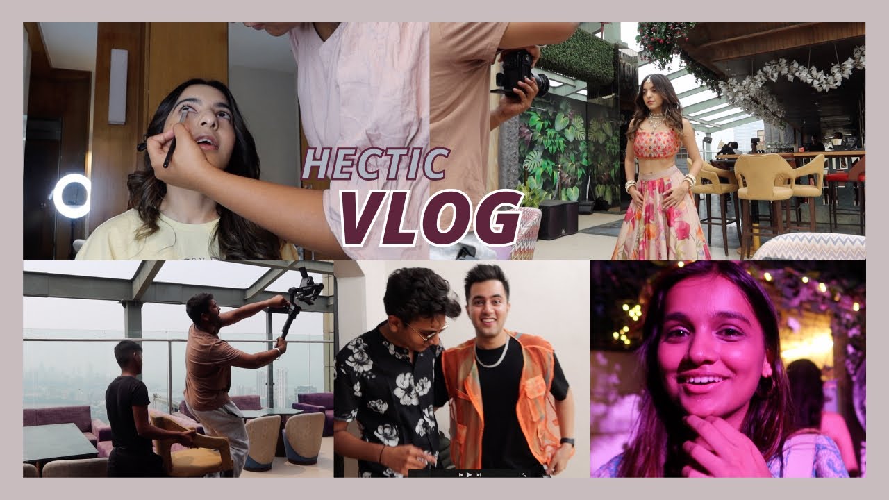 HECTIC SHOOT DAYS AND EVENTS | Rhea Gurnani - YouTube