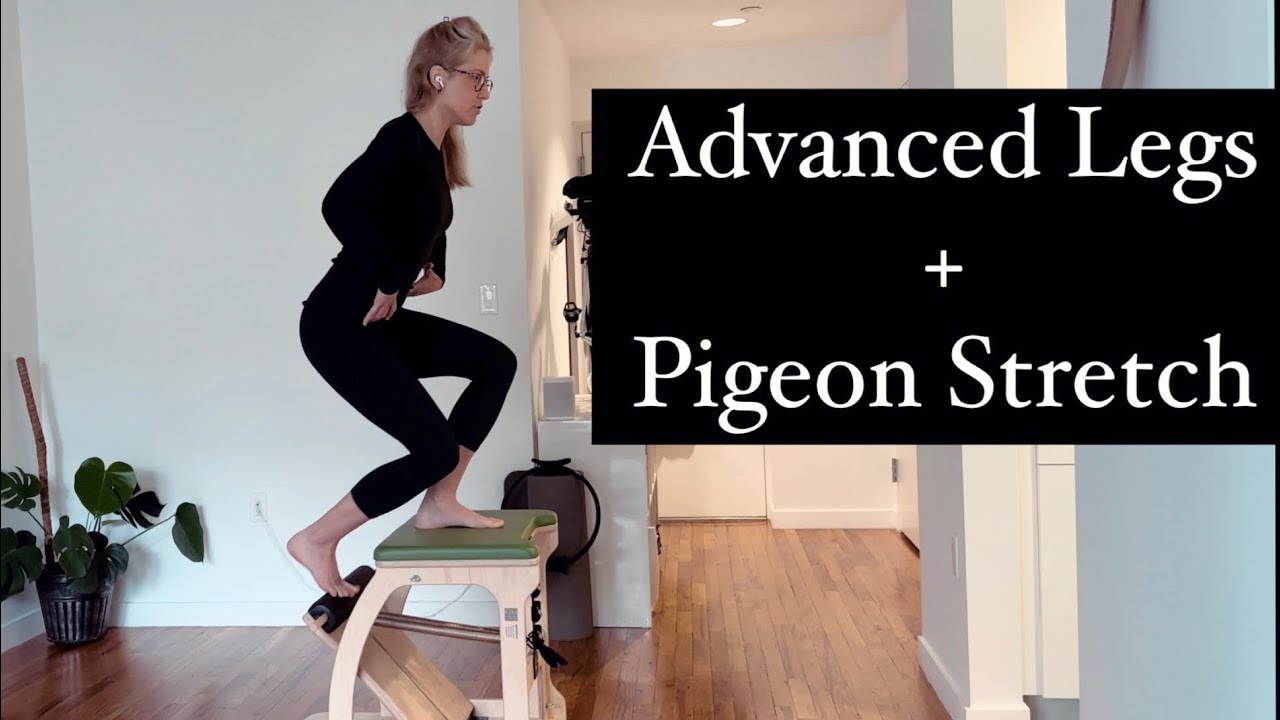 Five Advanced Pilates Exo Chair Exercises | Legs + Hip Stretch - YouTube