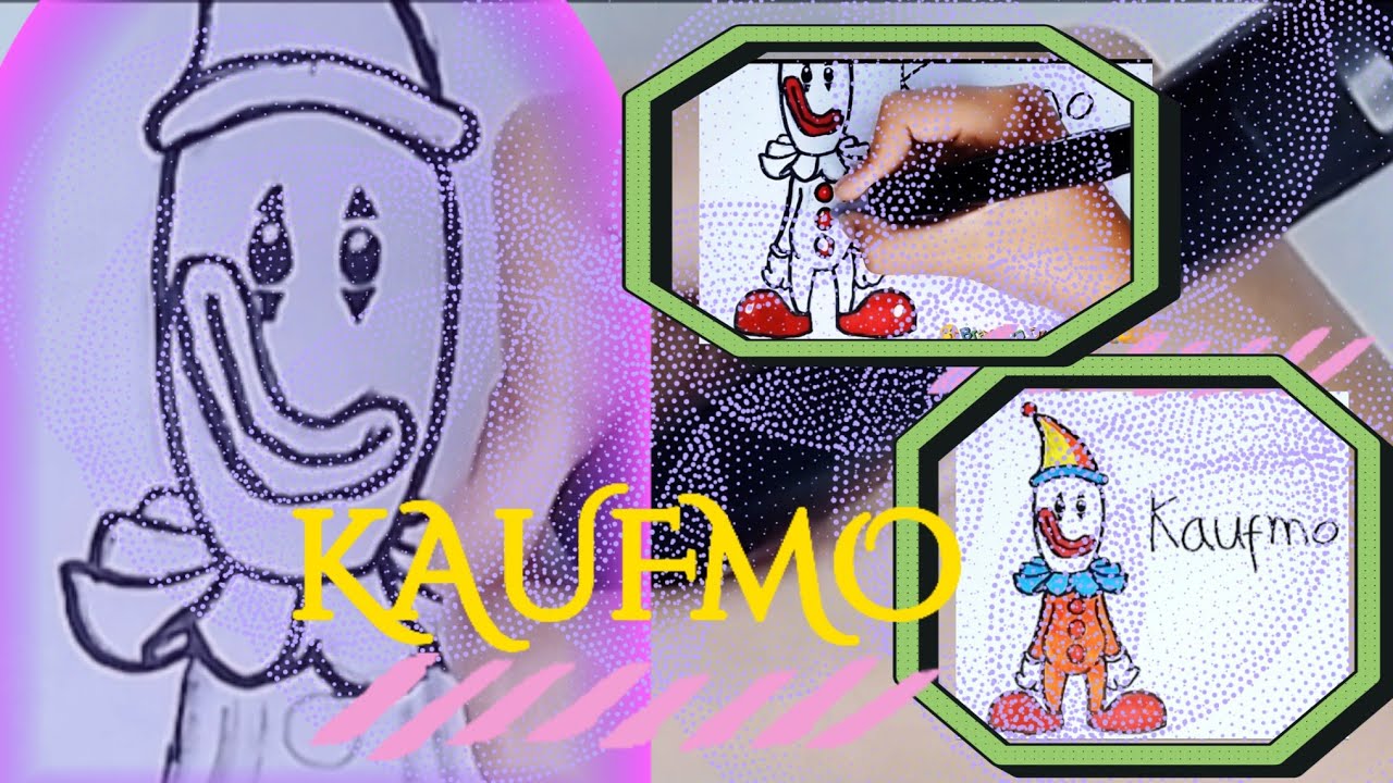 Drawing KAUFMO (The Amazing Digital Circus) ️Braydon Drew Vista - YouTube