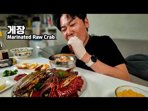 Real mukbang l Marinated Raw Crab