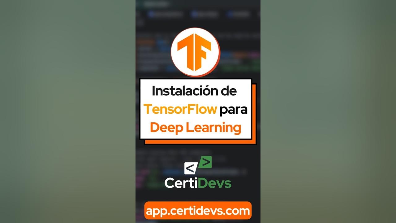 Instalación de TensorFlow con Python para Deep Learning - YouTube