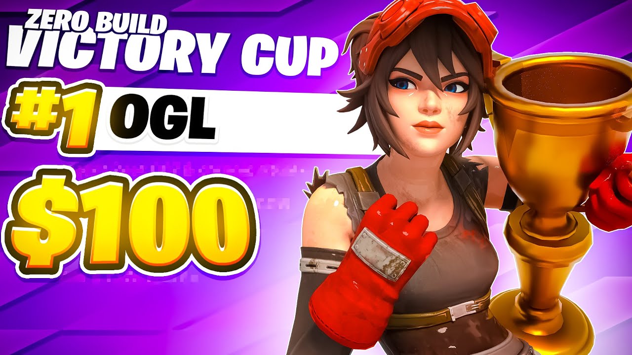 How I got 1ST PLACE in the ZERO BUILD SOLO VICTORY CUP 🏆 ($100) - YouTube