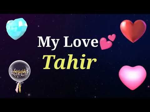 MY LOVE TAHIR / TAHIR MY LOVE SONG RINGTONE / TAHIR NAME WHATSAPP STATUS