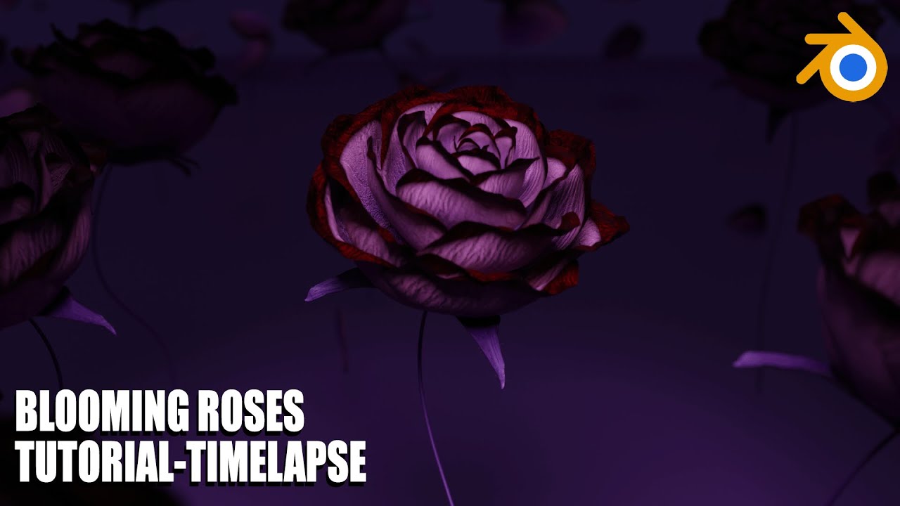 Blender Tutorial-Blooming roses - YouTube