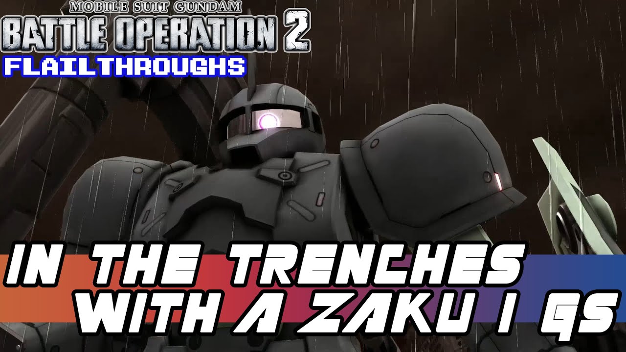 Gundam Battle Operation 2: MS-05 (GS) Garret Schmitzer Zaku I In The ...