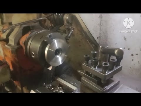 Turning operation and boring operation on lathe machine #engineering # ...