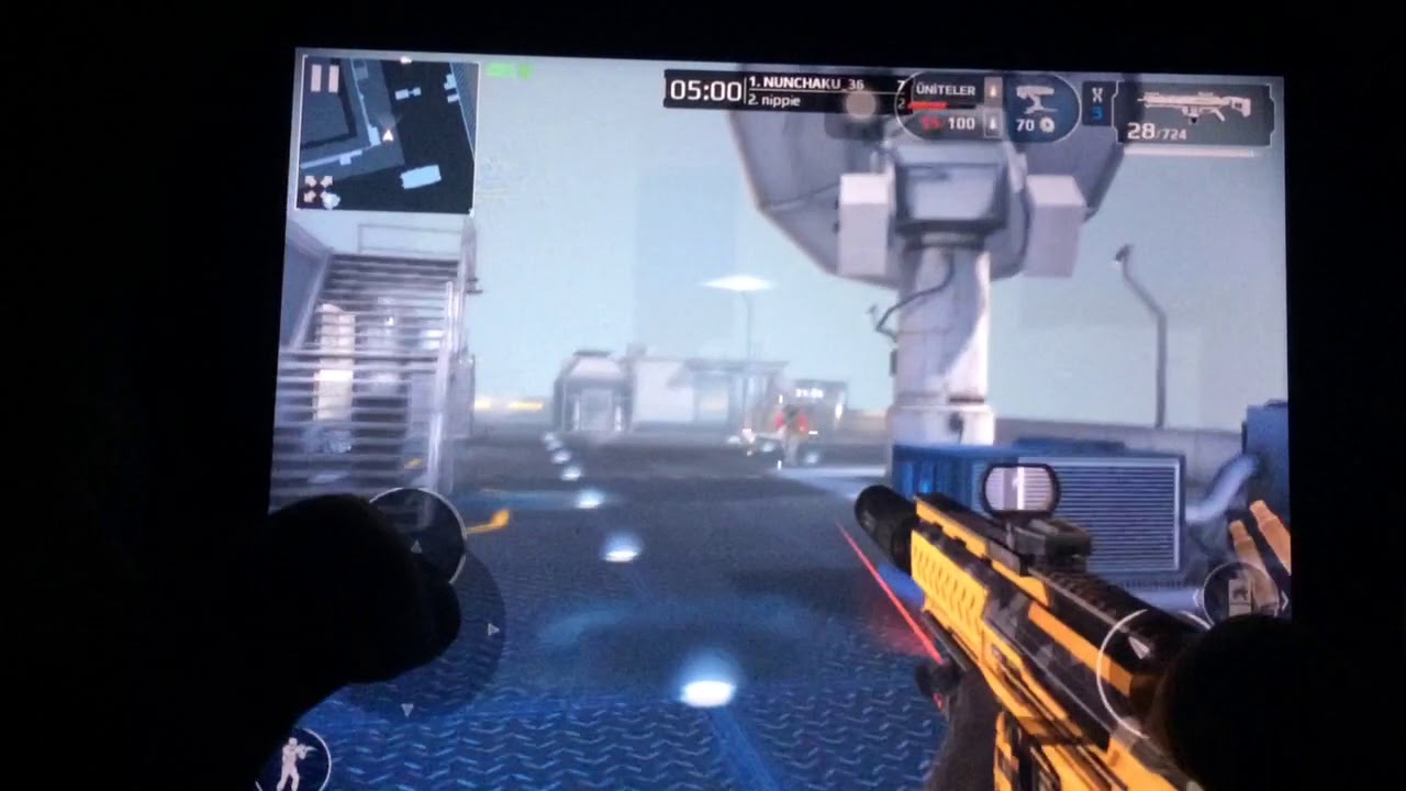 MODERN COMBAT 5 (İOS)... KEMONO + STACKER + SHOTGUN t7 TURRET...FREE FOR ALL...NUNCHAKU_36 - YouTube