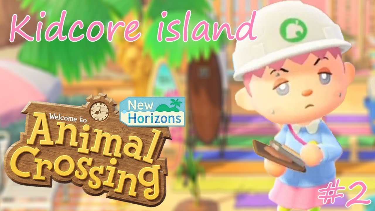 ACNH 🌈🦄 [ My KIDCORE Island // Part.2 ] - YouTube