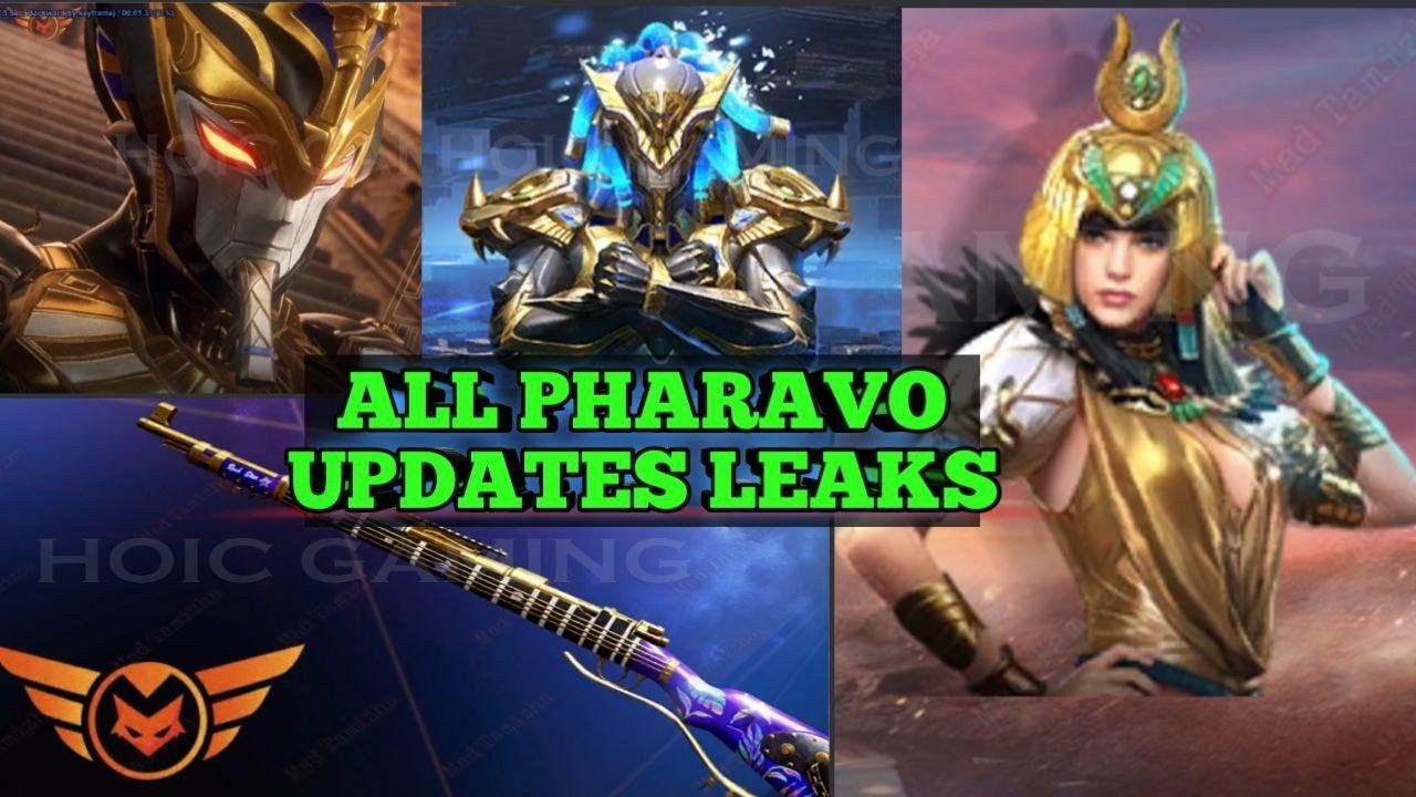 PUBG MOBILE PHAROAH RISE UPGRADE OUTFIT | ALL EGYPTIAN UPDATES IN ...