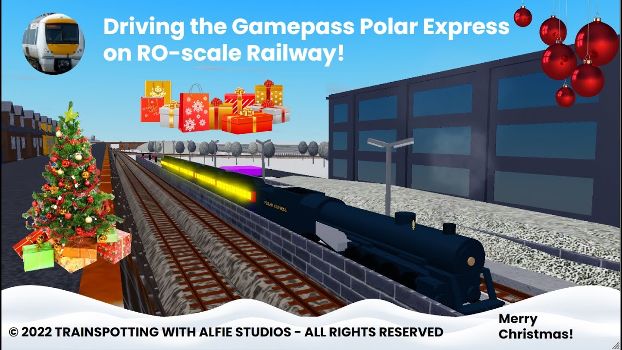 Driving the now free-to-drive Gamepass Polar Express in RO-scale ...
