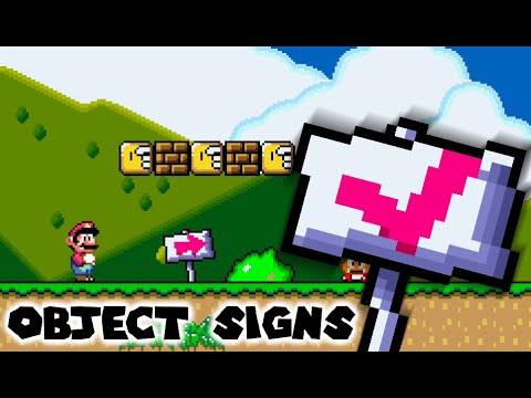 Super Mario Construct V8 Snapshot 28: Object Sign Overview - YouTube