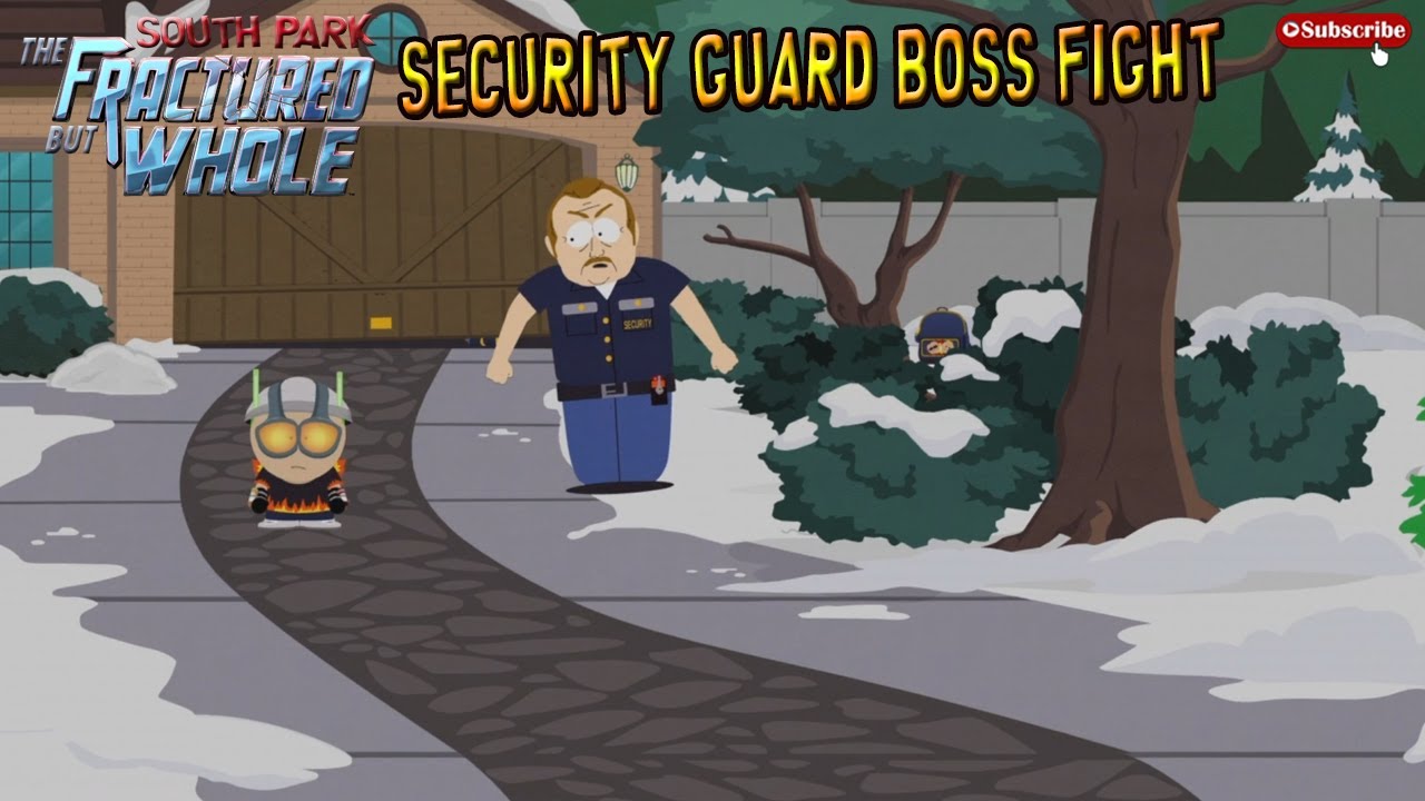 South Park: The Fractured But Whole - Security Guard Boss Fight - YouTube