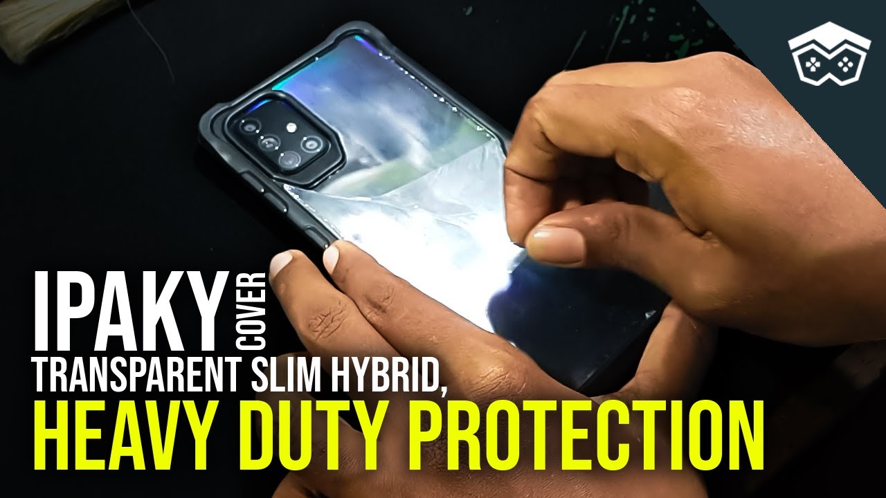 Ipaky Transparent Slim Hybrid, Heavy Duty Protection Case for A71 - YouTube