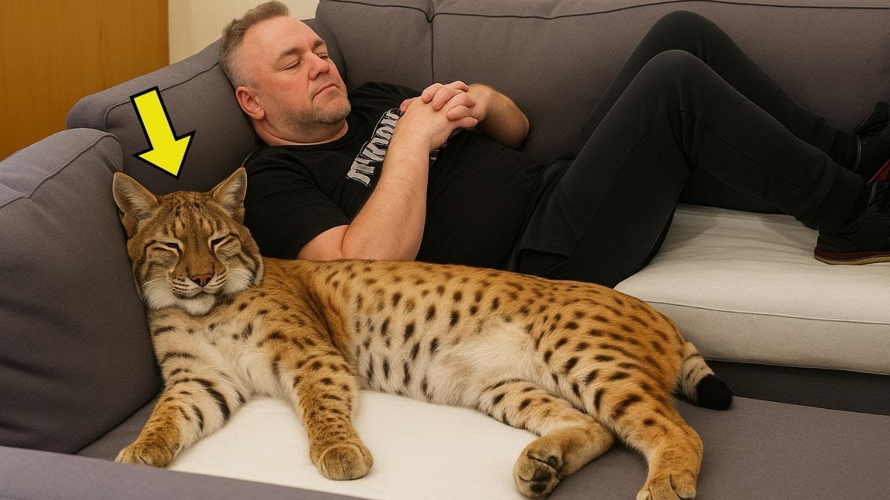 Rescued Bobcat Lives Like a Human — You Won’t Believe What He Does on ...
