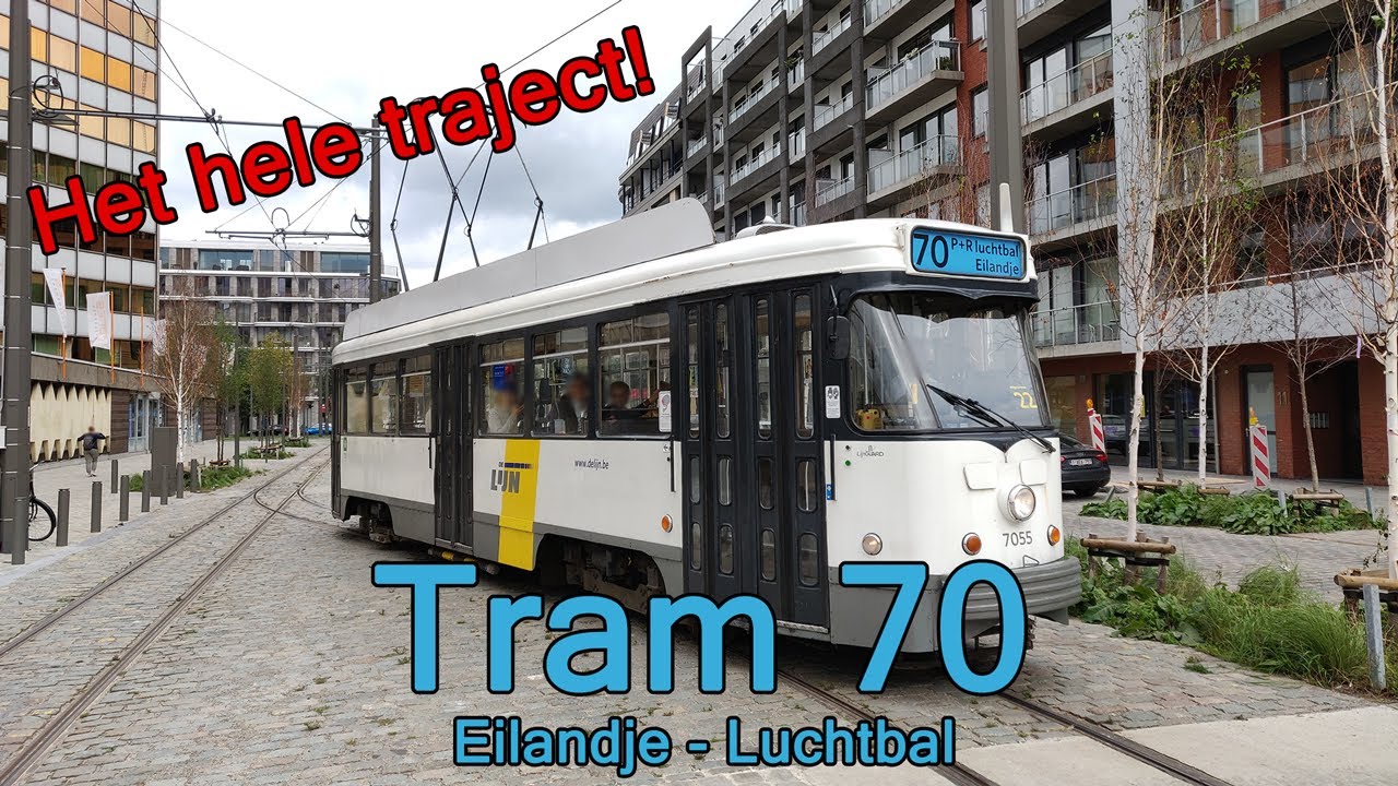 De Lijn - Tram 70 Antwerpen (P+R Luchtbal - Eilandje) - YouTube