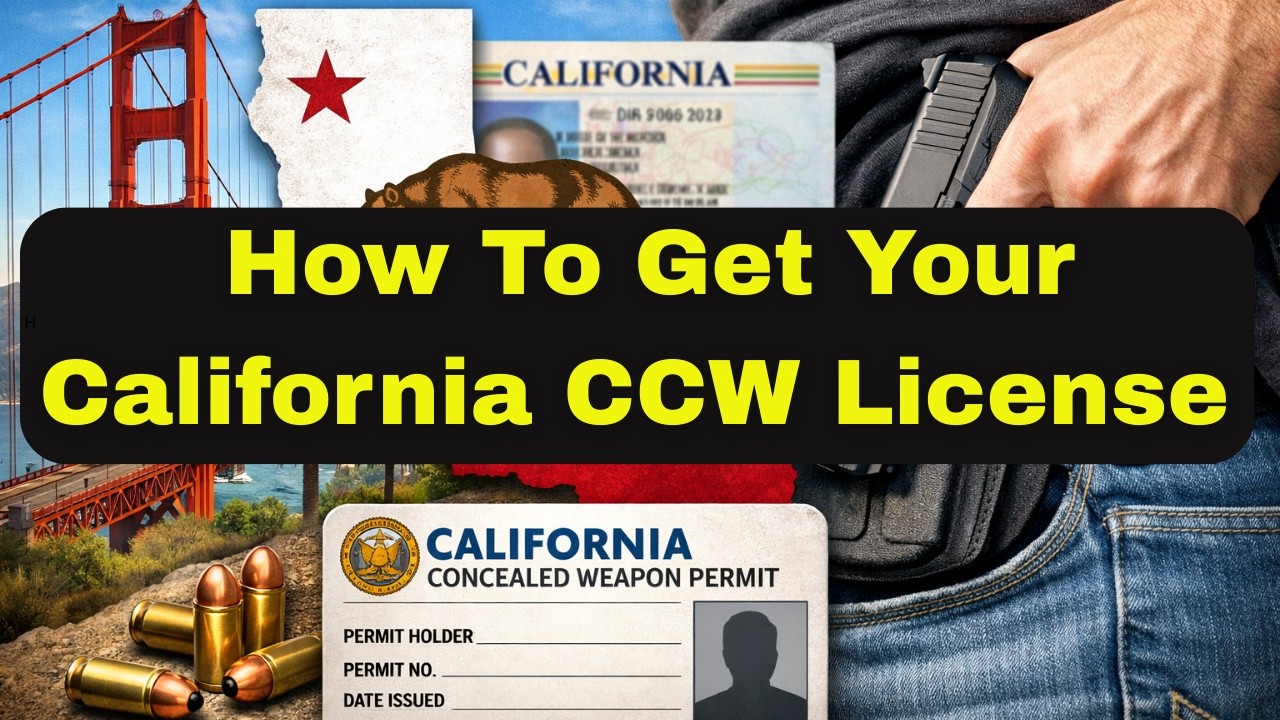 How To Get Your California Concealed Carry CCW Permit | 5 Step Process ...