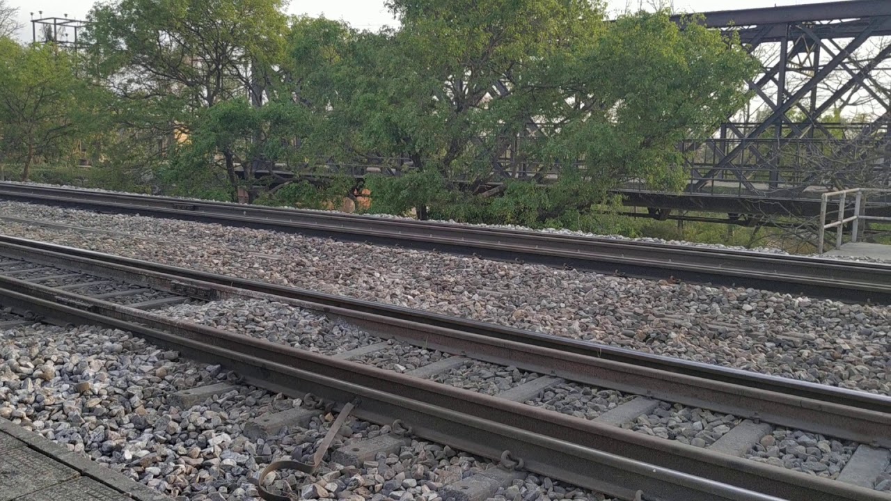Train running to Bridge balawali - YouTube