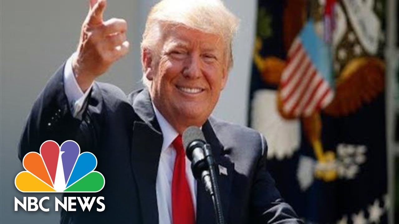 Watch Live: President Donald Trump Makes Statement In White House Rose ...