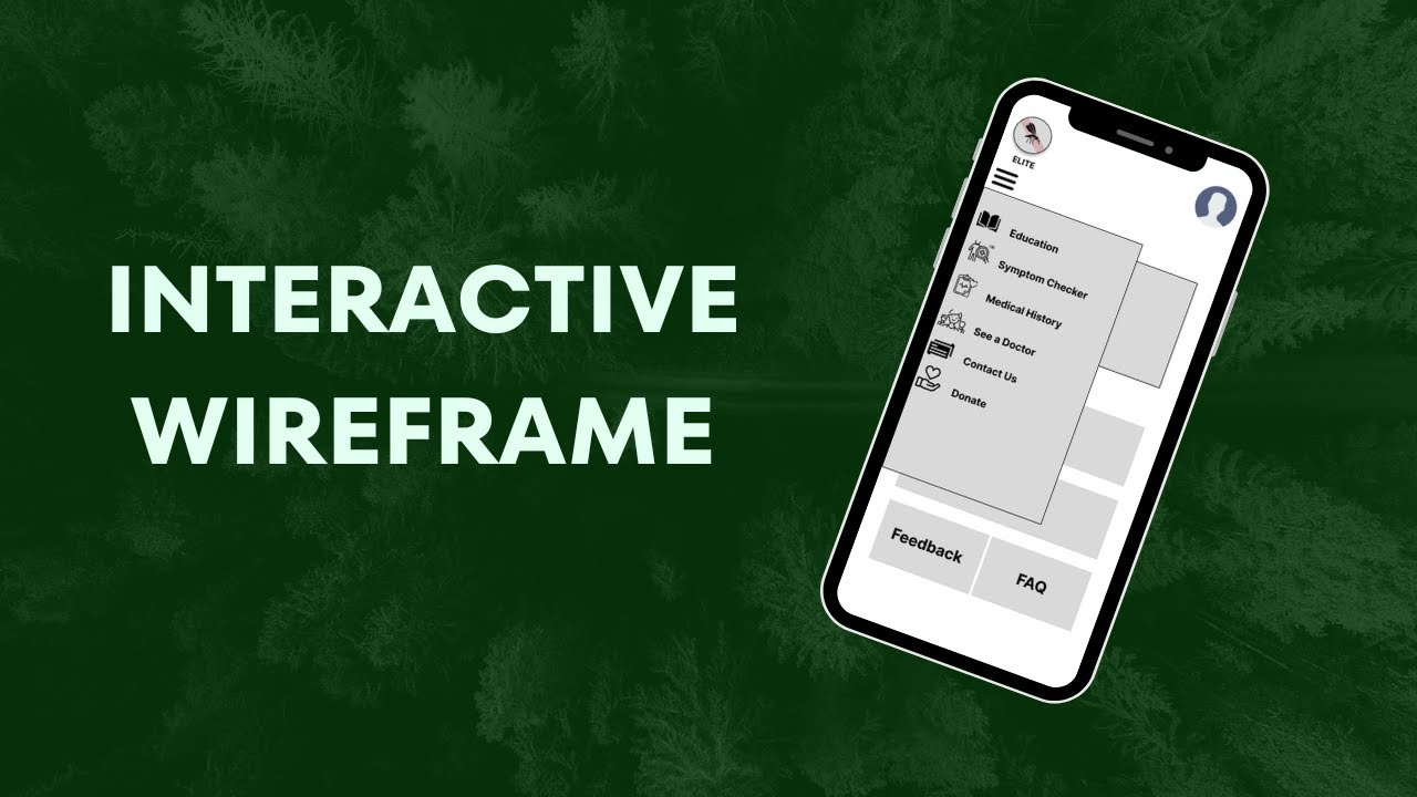 Interactive Wireframe of a Mobile Application - YouTube