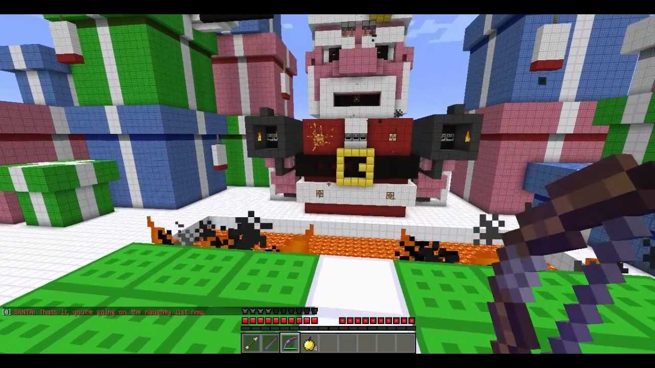 Minecraft Evil Santa Boss Fight by FVDisco "Prezenty" - YouTube