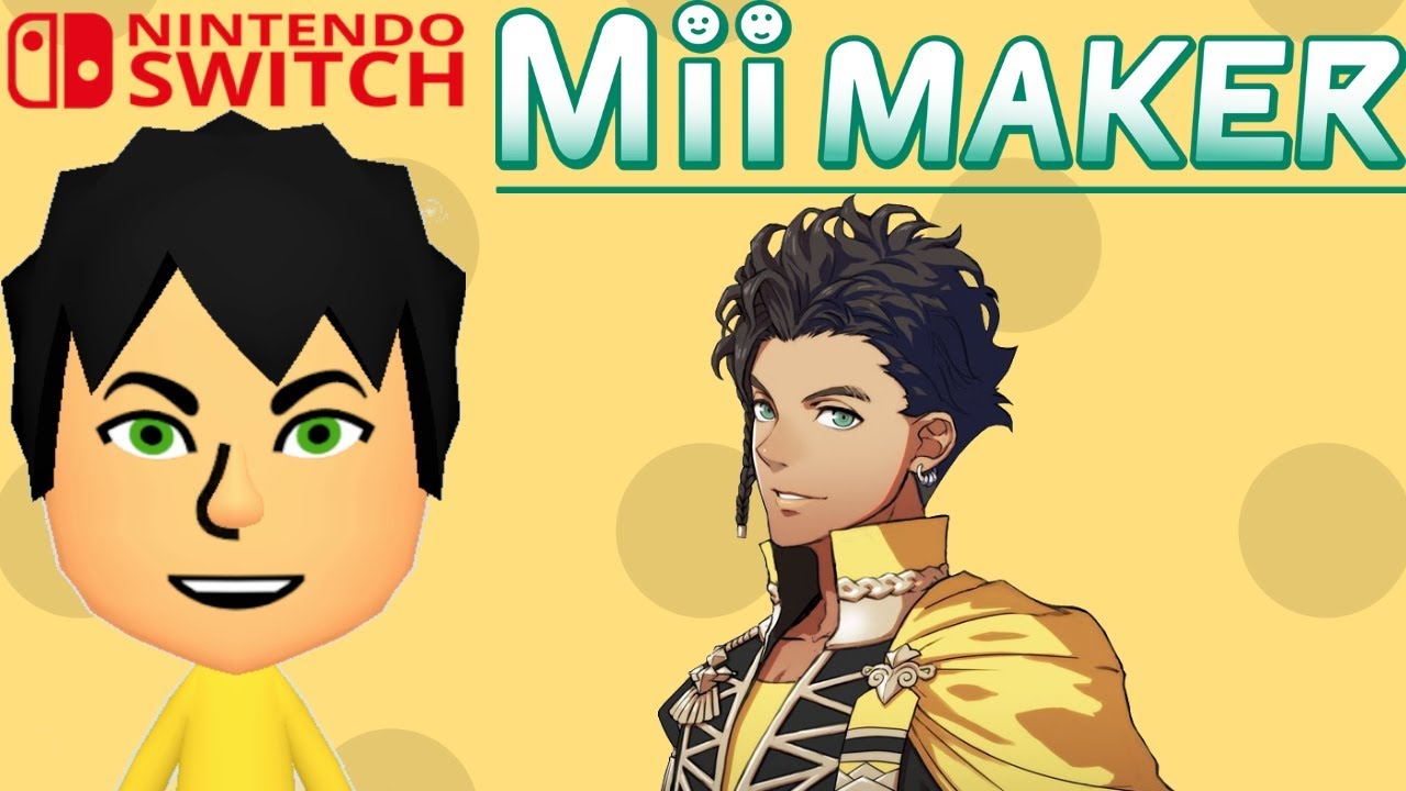Mii Maker How To Create Claude From Fire Emblem Three Houses - YouTube
