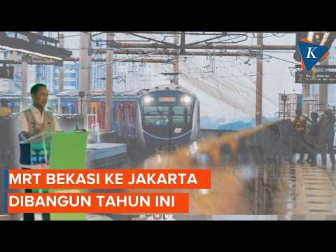 Kabar Gembira, MRT Jakarta Menuju Bekasi Mulai Dibangun Tahun Ini