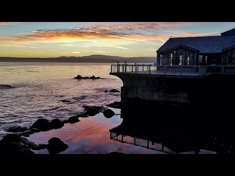 Sunrise over Monterey Bay from the Aquarium | #GivingTuesday