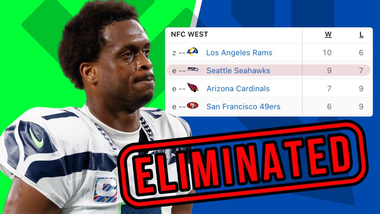 The Seattle Seahawks Are Officially ELIMINATED From The Playoffs ...