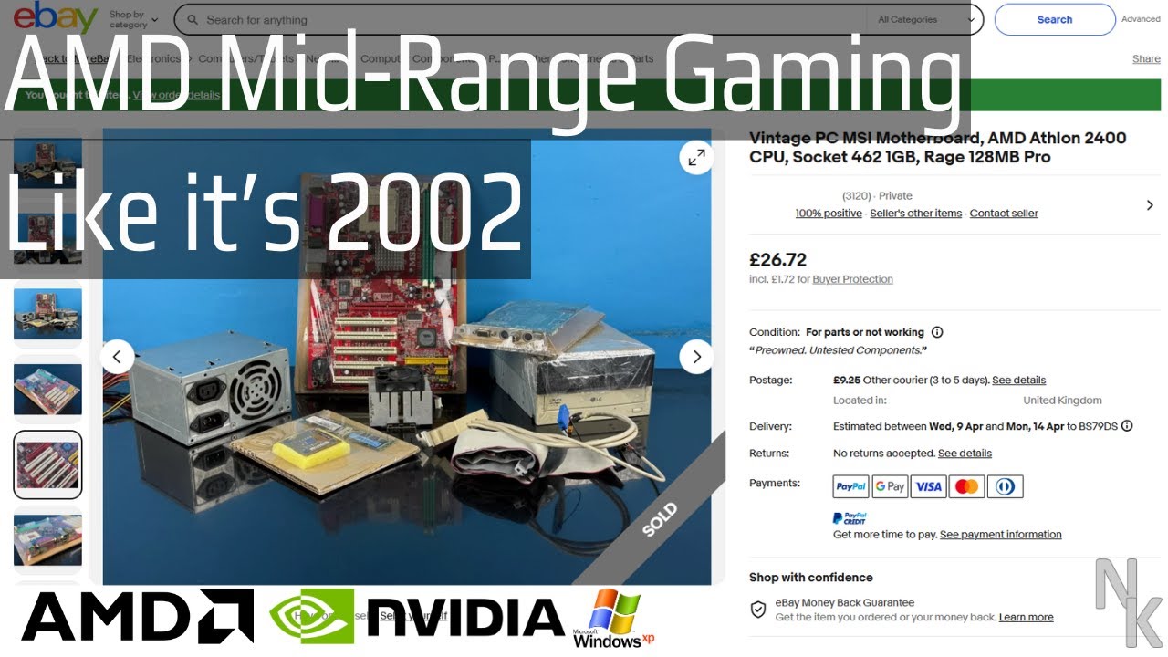 AMD Mid-range Gaming in 2002 with an AMD Athlon 2400+ and a NVIDIA ...