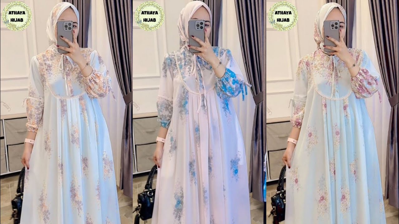 Trend dress maxy polos dan modis - YouTube