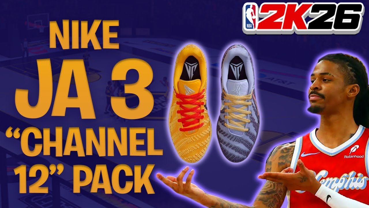 NBA 2K26 Shoe Creator: Ja 3 Channel 12 Pack (Hustle & Flow) - YouTube
