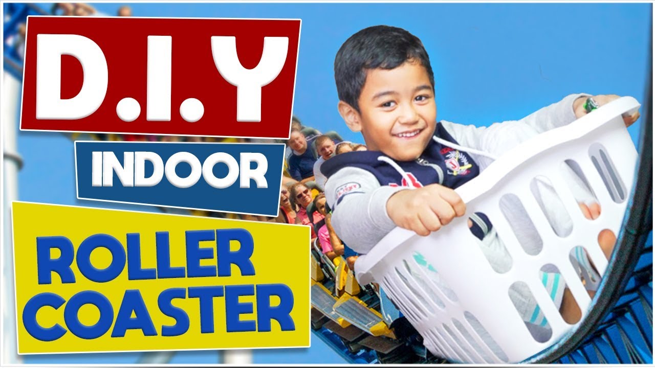 DIY Indoor Roller Coaster for Kids - YouTube