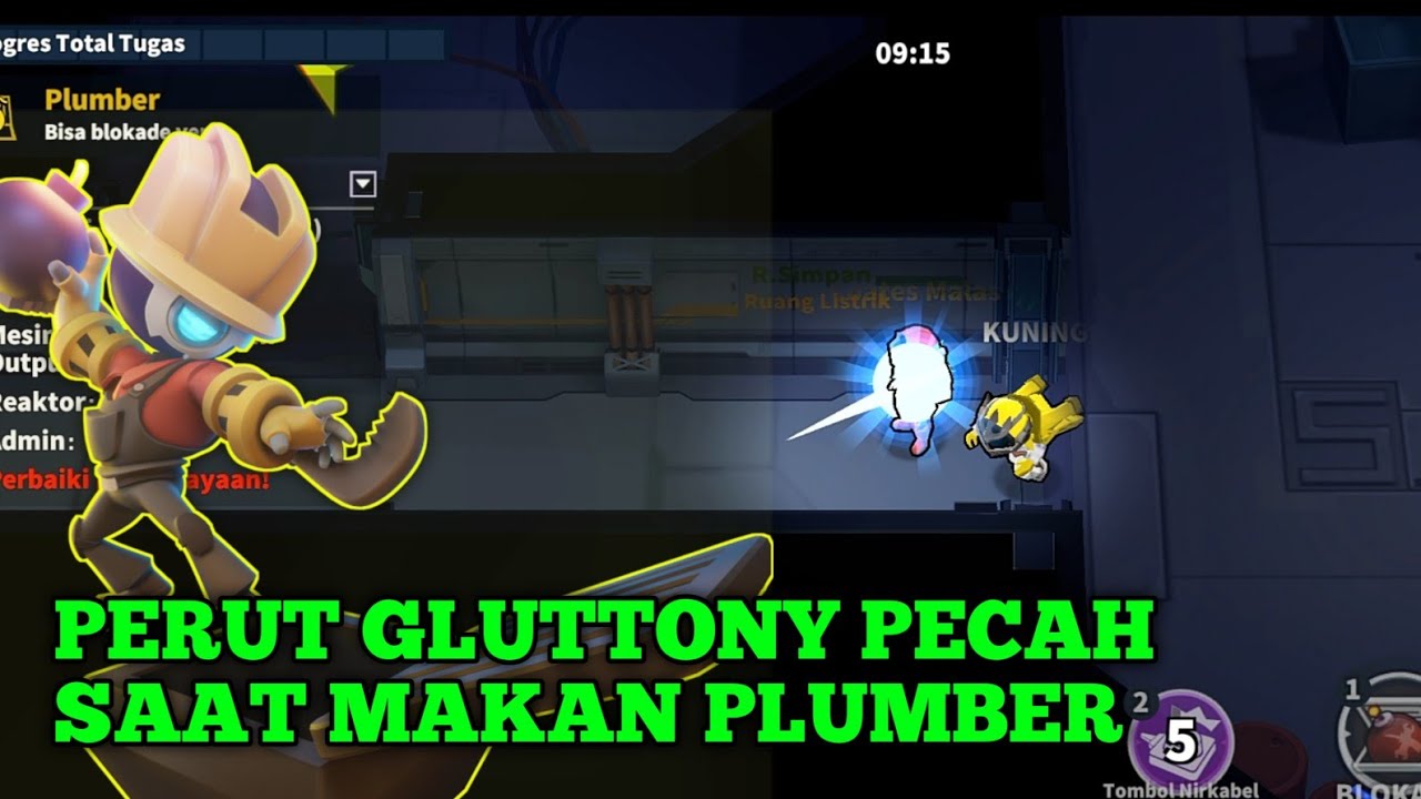KETIKA PLUMBER DIMAKAN GLUTTONY!!! super sus - YouTube
