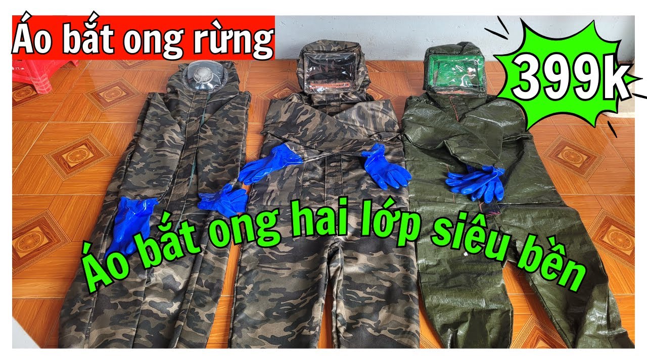 Đồ bảo hộ bắt ong siêu bền / độ mặt nạ miễn phí / áo bắt ong rừng 2024 ...