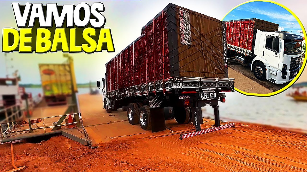 CARREGAMENTO DA BANANA, ATRAVESSANDO A BALSA ! - YouTube