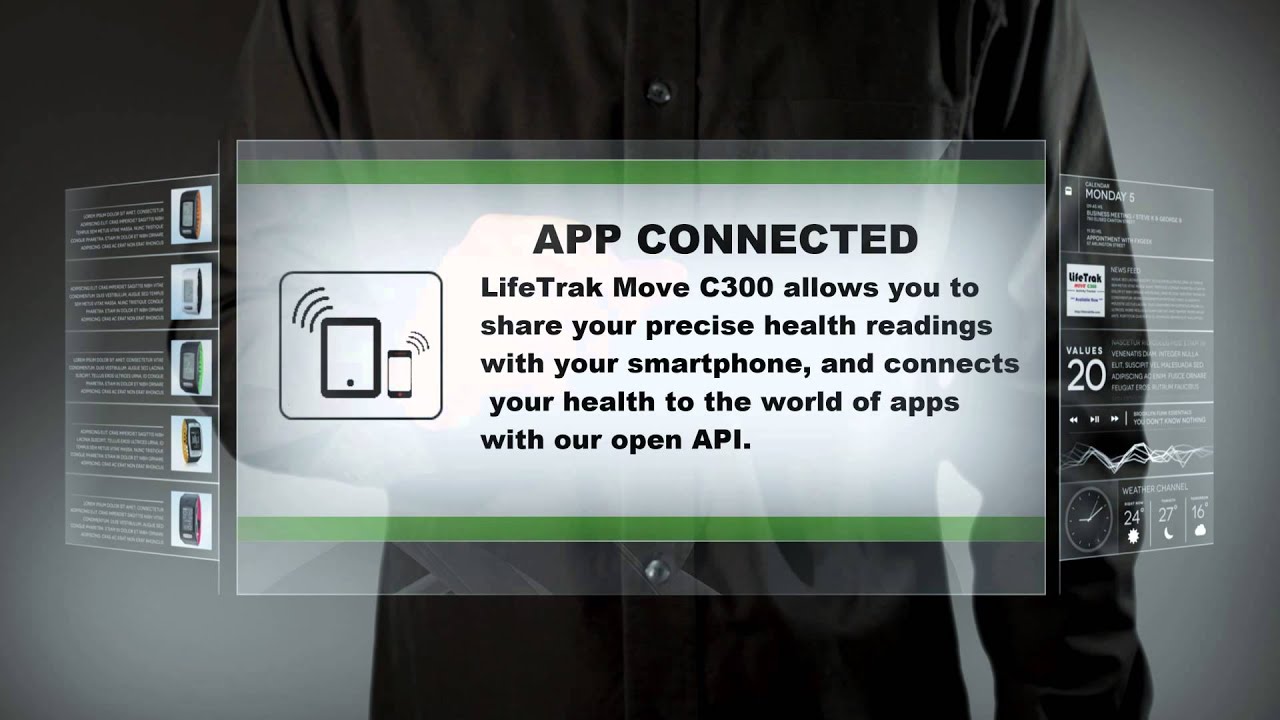 Lifetrak Move C300 | Lifetrak C300 with ARGUS App - YouTube