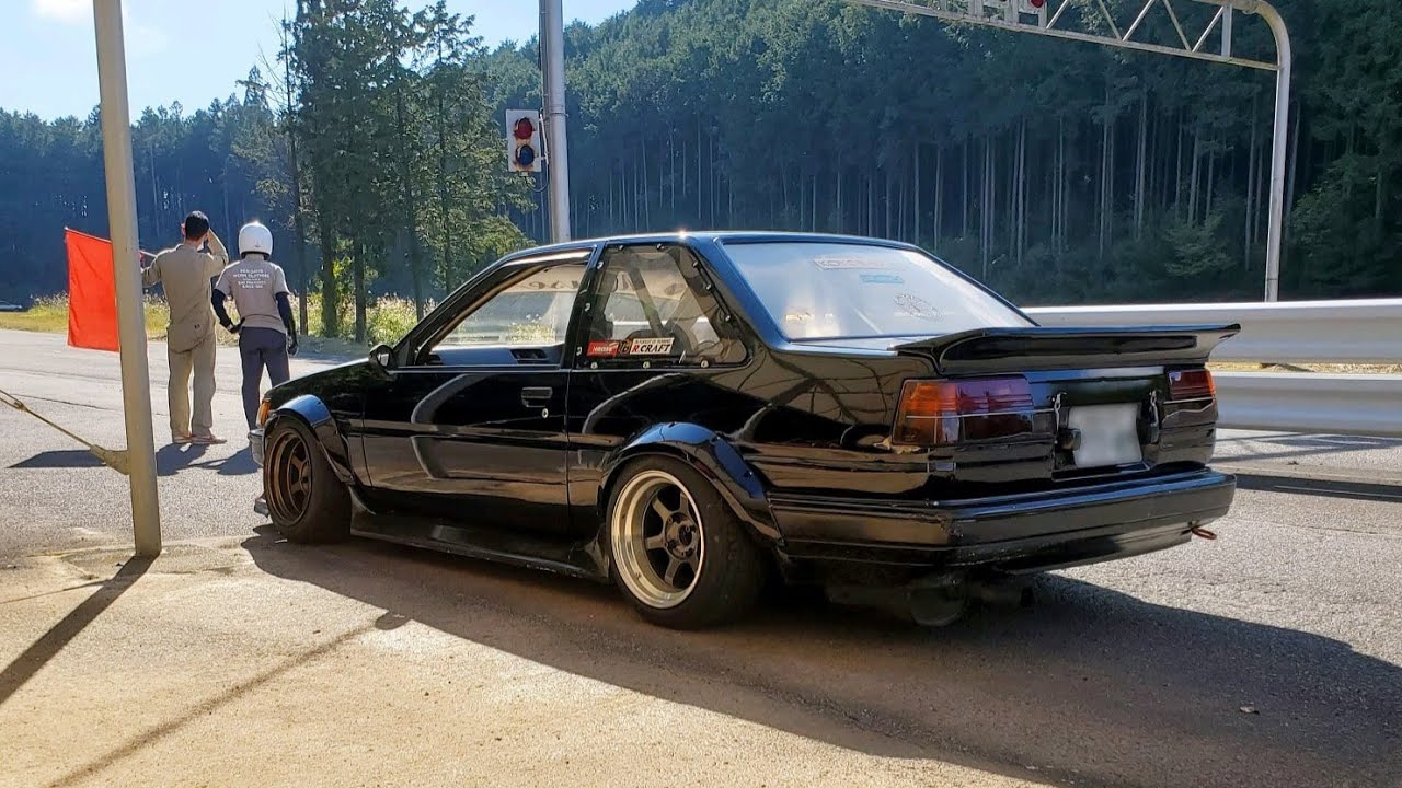 Team Mouse AE86 - Motorland Mikawa - マウス走 - YouTube