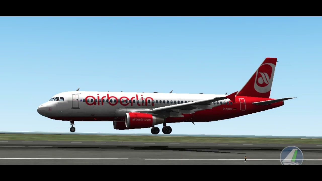 A320 light crosswind landing #swiss001landings - YouTube